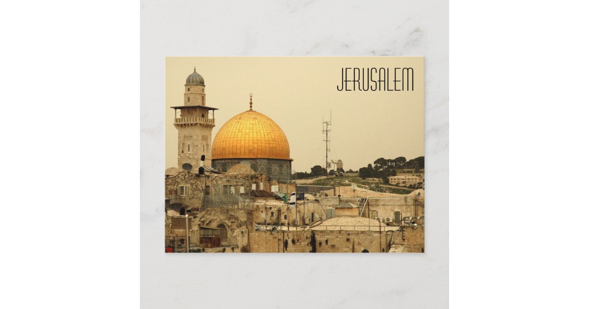 Jerusalem Israel postcard | Zazzle