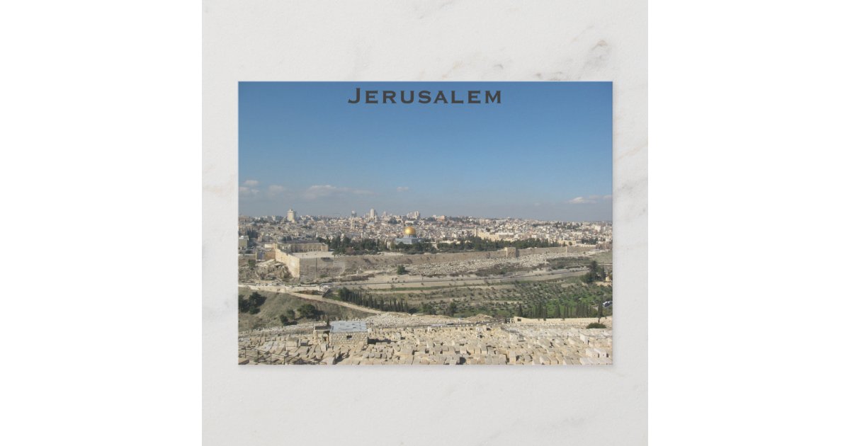 Jerusalem postcard | Zazzle