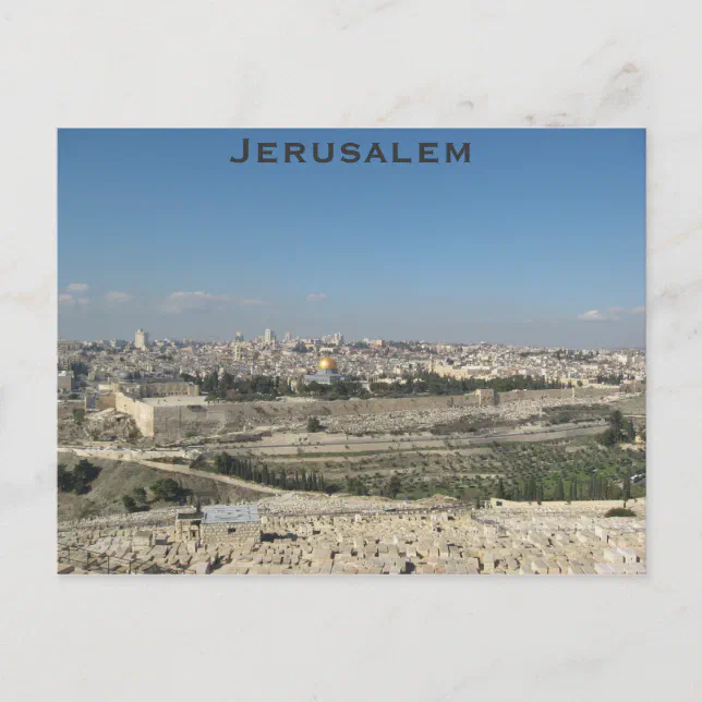 Jerusalem postcard | Zazzle