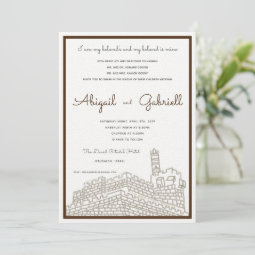 Jerusalem Walls – Wedding Invitation | Zazzle