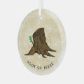 Jesse Tree 'Root of Jesse' Glass Ornament | Zazzle