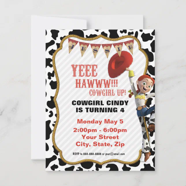 Jessie Birthday Invitation | Zazzle
