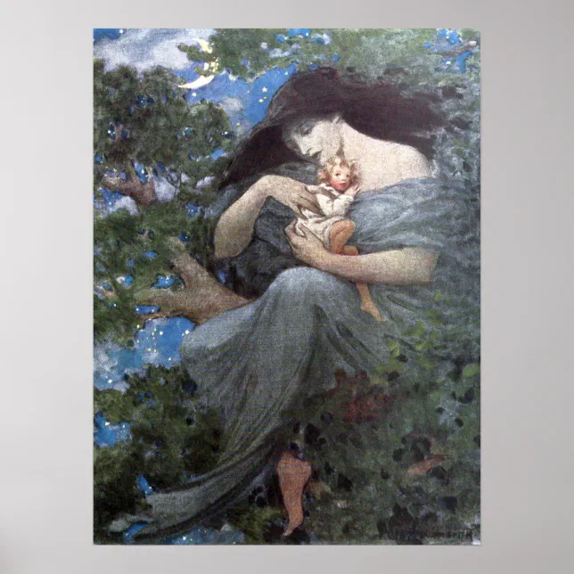 Jessie Willcox Smith - The Great Beech Tree Poster | Zazzle