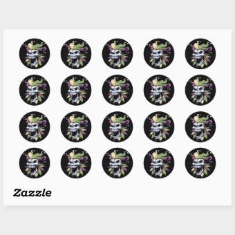 Jester II Classic Round Sticker | Zazzle