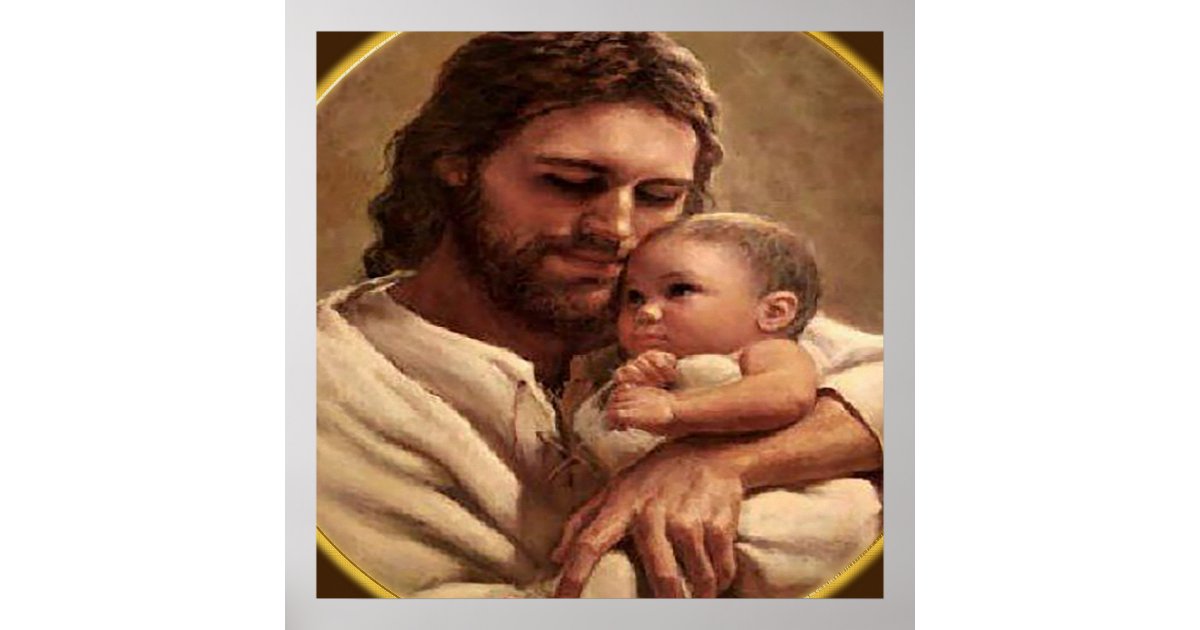 Jesus and child poster | Zazzle