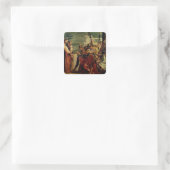 Jesus and the Centurion Square Sticker | Zazzle