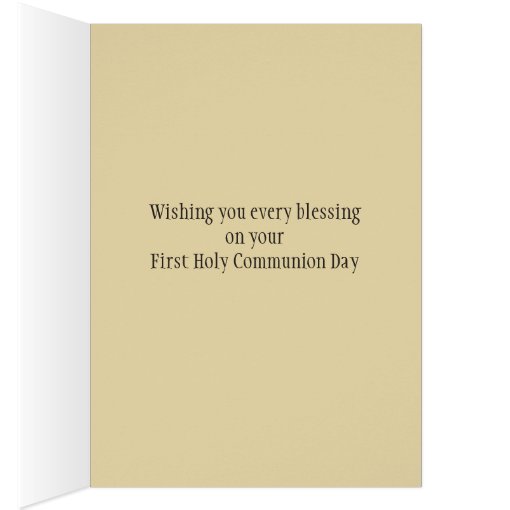 Jesus at Last Supper First Holy Communion Card | Zazzle