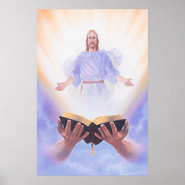 Jesus Bible Vintage poster | Zazzle