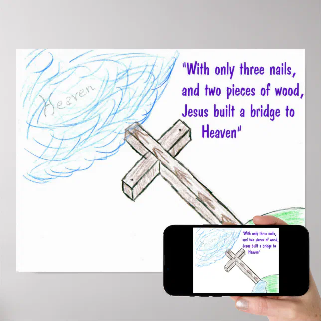 Jesus bridge poster | Zazzle