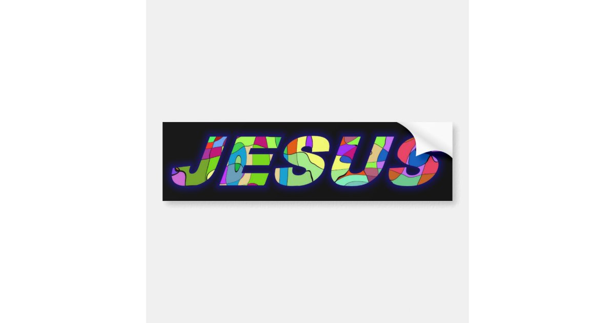 Jesus bumper sticker | Zazzle
