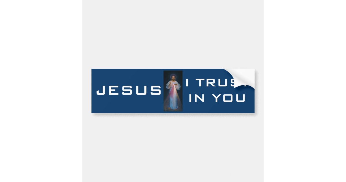 Jesus bumper sticker | Zazzle