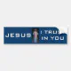 Jesus bumper sticker | Zazzle