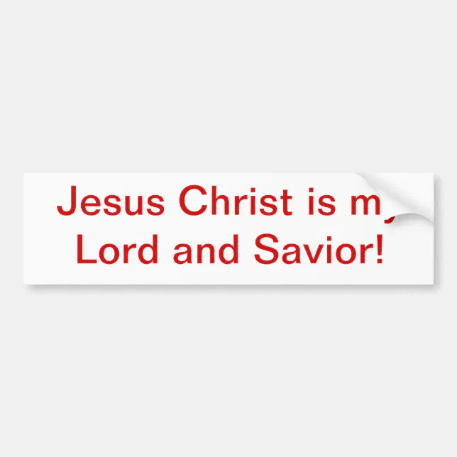 Jesus. Bumper Sticker | Zazzle