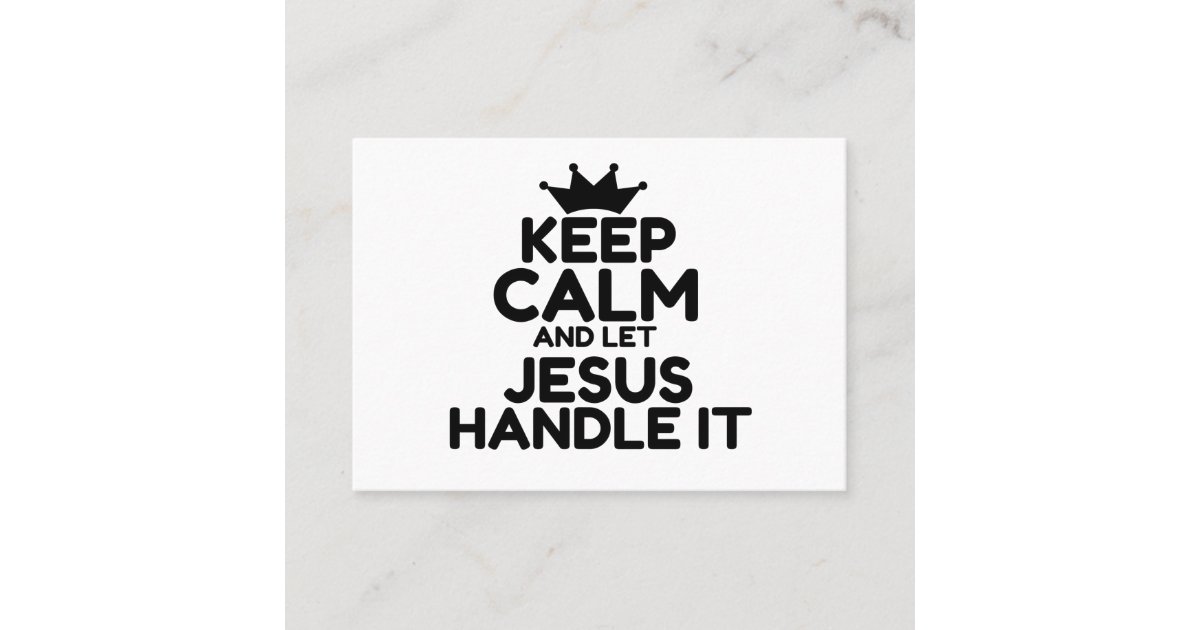 JESUS BUSINESS CARD | Zazzle