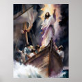 Jesus Calms The Storm Poster | Zazzle