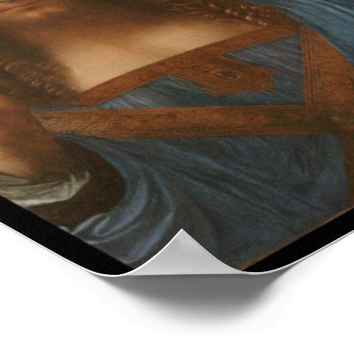 Jesus christ by Leonardo da Vinci,renaissance pain Poster | Zazzle