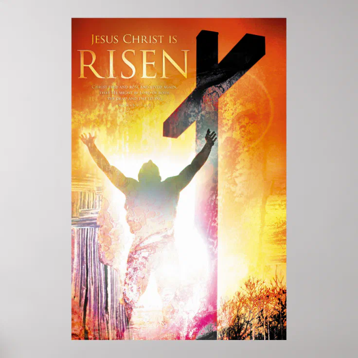 JESUS CHRIST Christian, religious, bible verse art Poster | Zazzle