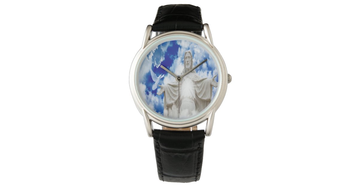 Jesus Christ Christian watch | Zazzle