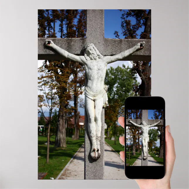Jesus Christ crucified Poster | Zazzle