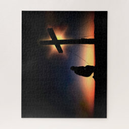Jesus Christ Crucifixion Cross Jigsaw Puzzle | Zazzle