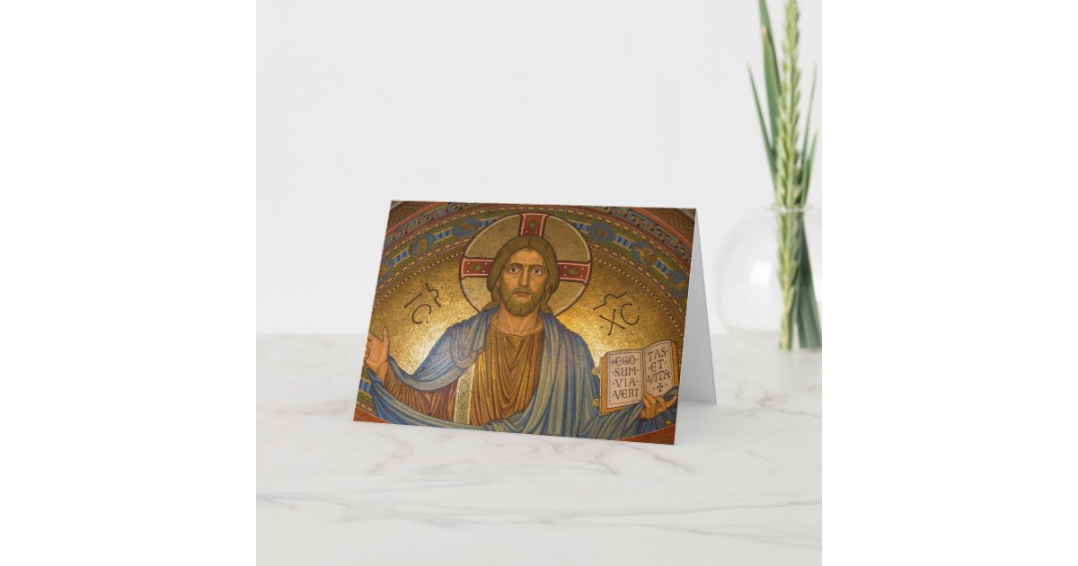 Jesus Christ IC XC Greeting Card | Zazzle