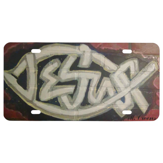 Jesus Christ License Plate | Zazzle
