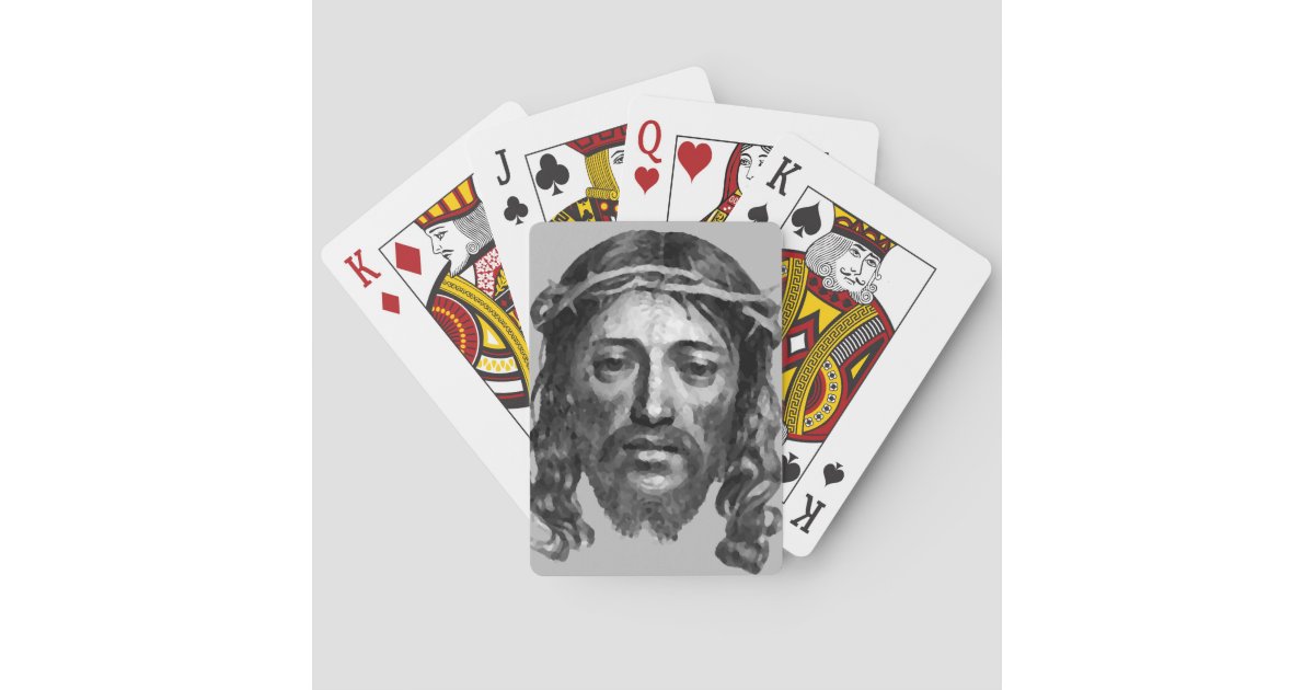 JESUS CHRIST POKER CARDS | Zazzle