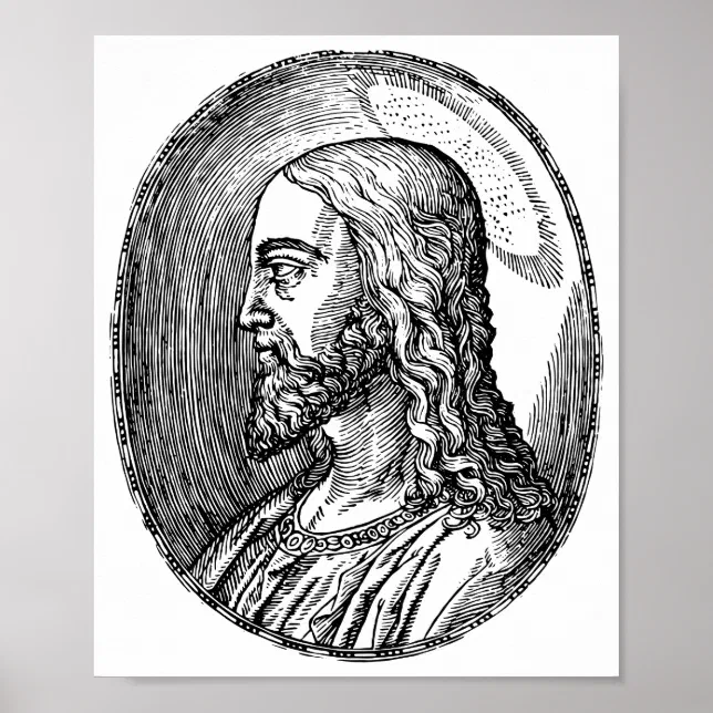 Jesus Christ profile Poster | Zazzle