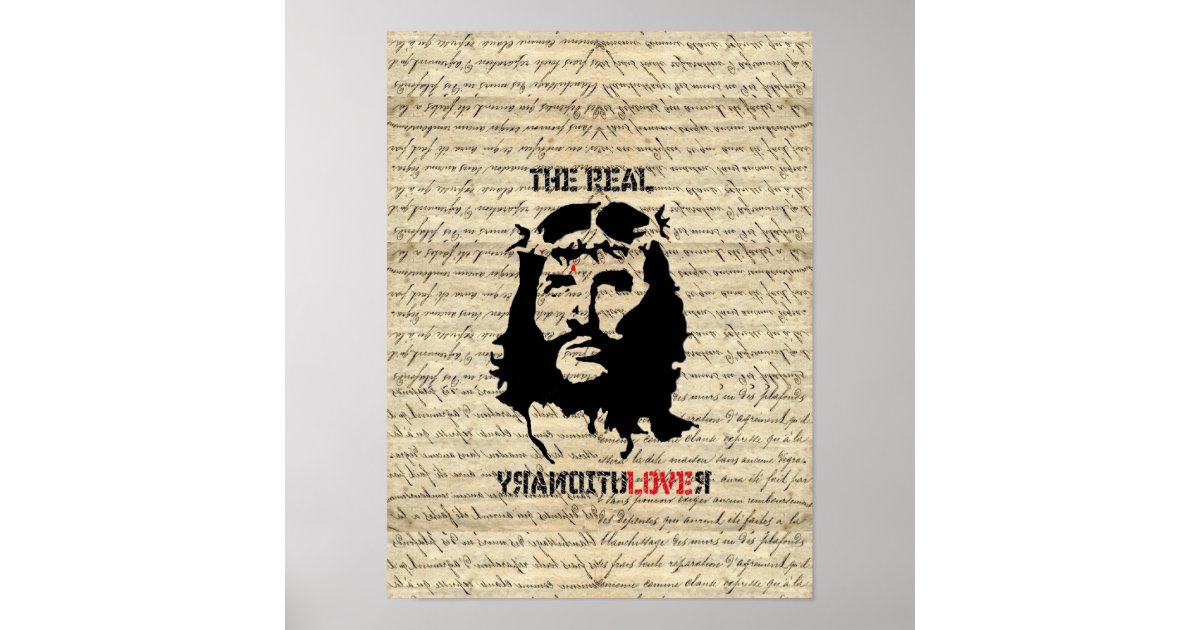 Jesus Christ revolutionary Poster | Zazzle