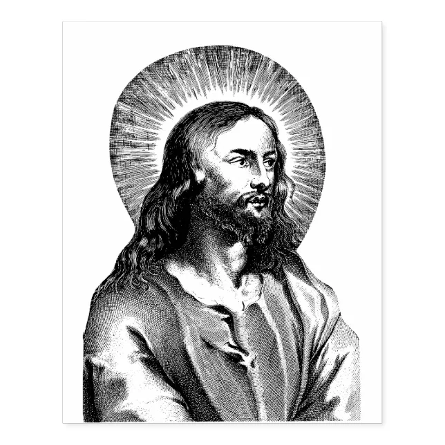 Jesus Christ Rubber Stamp | Zazzle