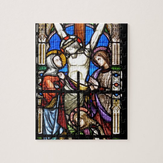 Jesus Christ Stained Glass Jigsaw Puzzle | Zazzle.com