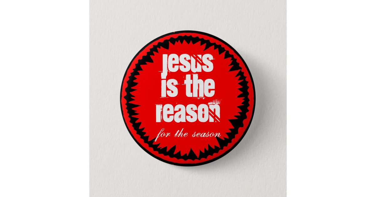 Jesus Christmas Pin | Zazzle
