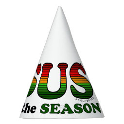 Jesus Christmas Trees Party Hat | Zazzle