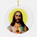 Jesus Christus in Pop Art Style Ceramic Ornament | Zazzle