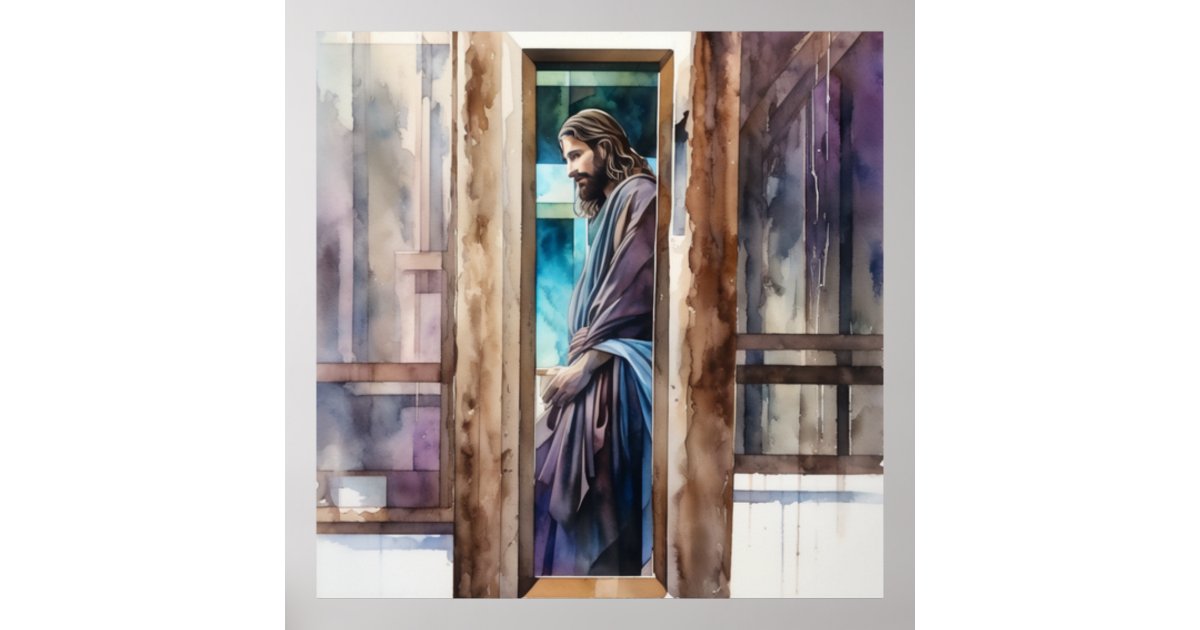 Jesus Contemplating His Assignment Poster | Zazzle