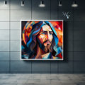 Jesus Cubism Art Poster | Zazzle
