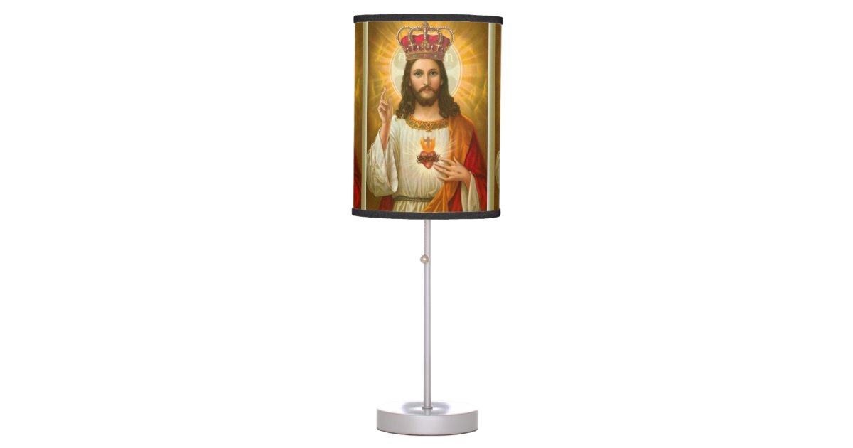 Jesus decorative lamp shade religious | Zazzle