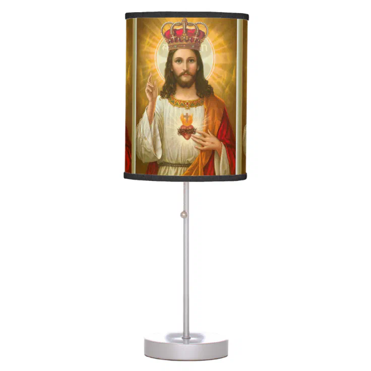 Jesus decorative lamp shade religious | Zazzle