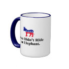 Jesus Didn't Ride An Elephant - Anti Trump GOP Mug | Zazzle