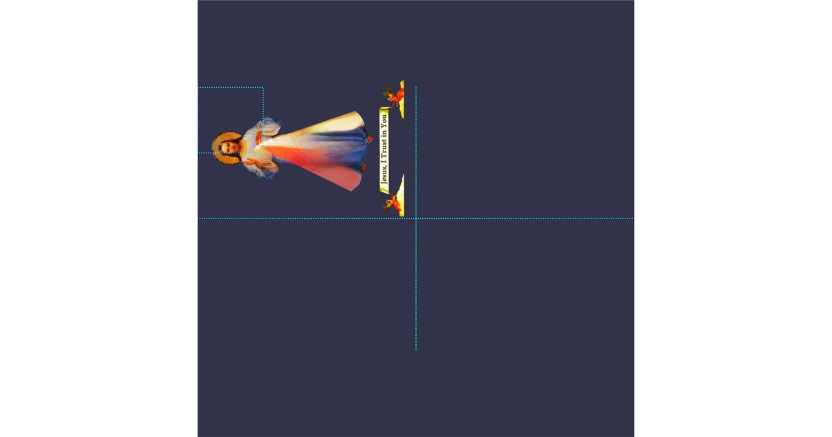 Jesus Divine Mercy fabric | Zazzle