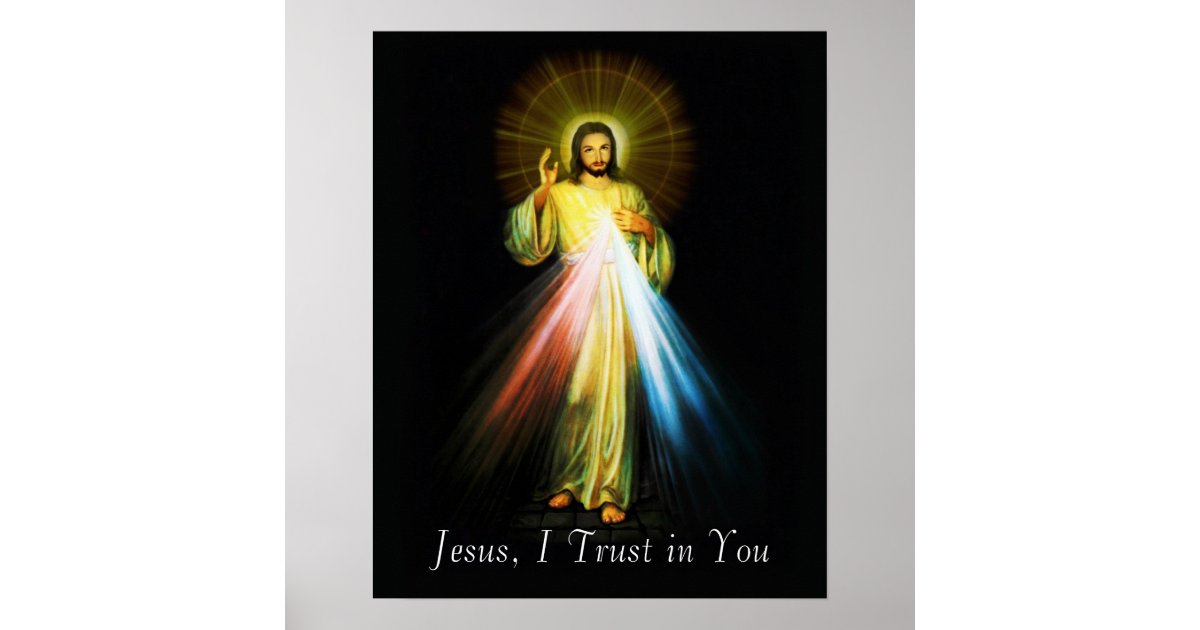 Jesus Divine Mercy Poster | Zazzle