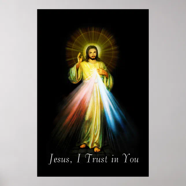 Jesus Divine Mercy Poster | Zazzle