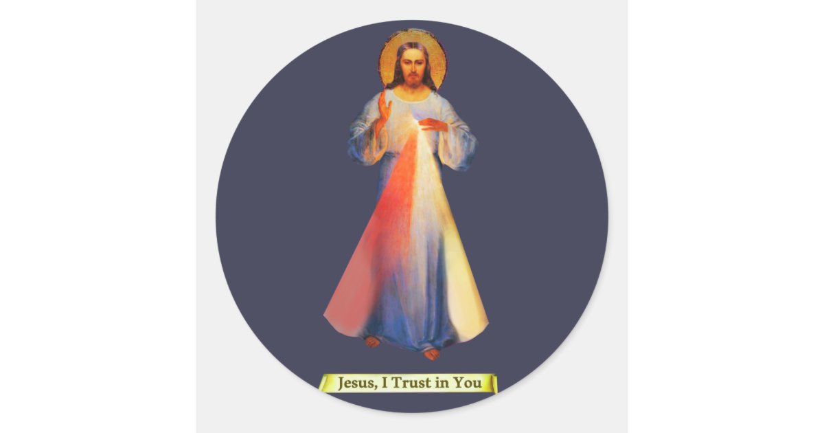 Jesus Divine Mercy Sticker | Zazzle