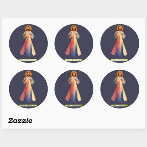 Jesus Divine Mercy Sticker | Zazzle