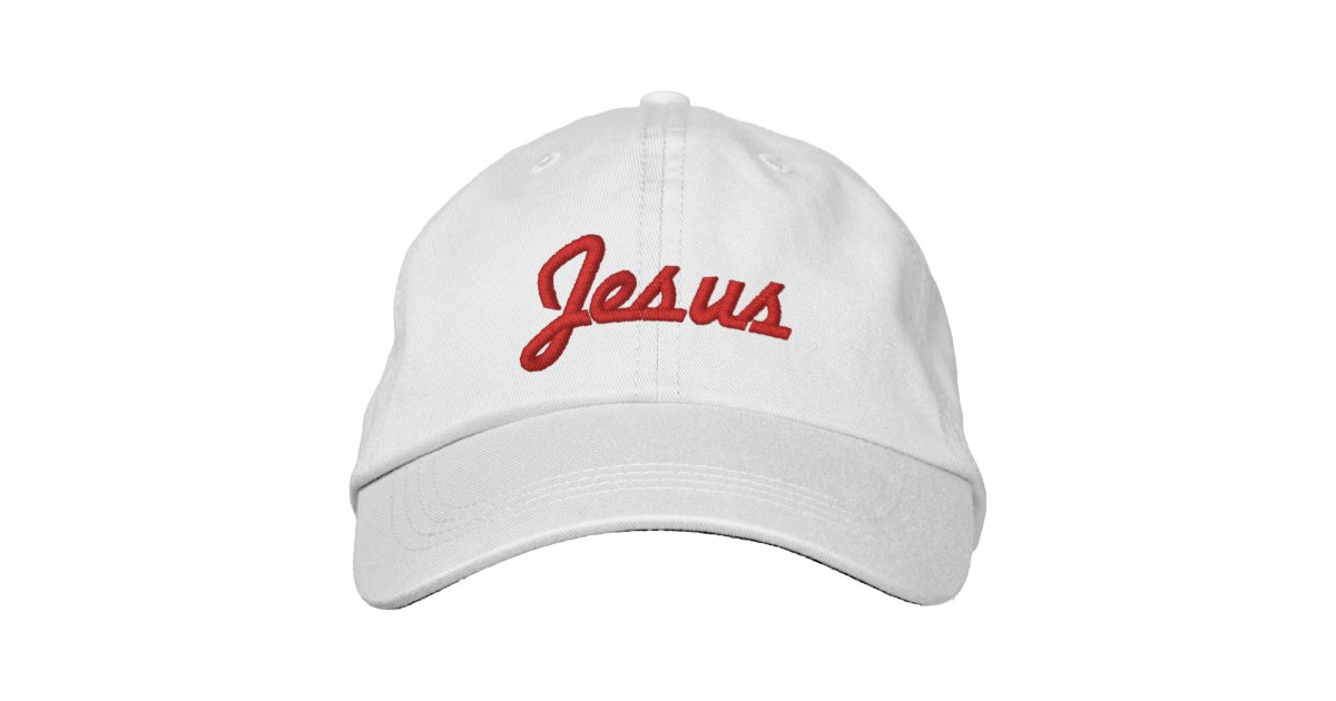 Jesus Embroidered Baseball Hat | Zazzle