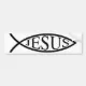 Jesus Fish Bumper Sticker | Zazzle