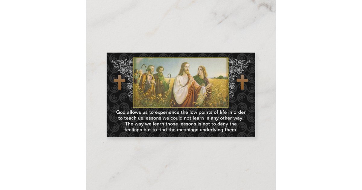 Jesus god religious business card design | Zazzle