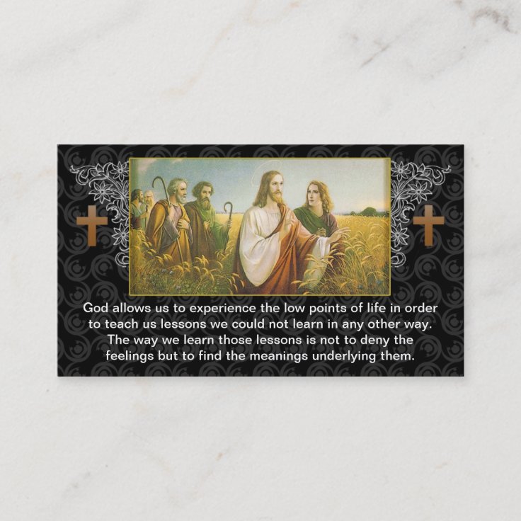 Jesus god religious business card design | Zazzle