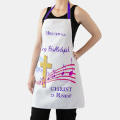 Jesus HALLELUJAH CHRIST IS RISEN Easter Apron | Zazzle