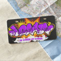 Jesus Hip Hop Graffiti License Plate | Zazzle
